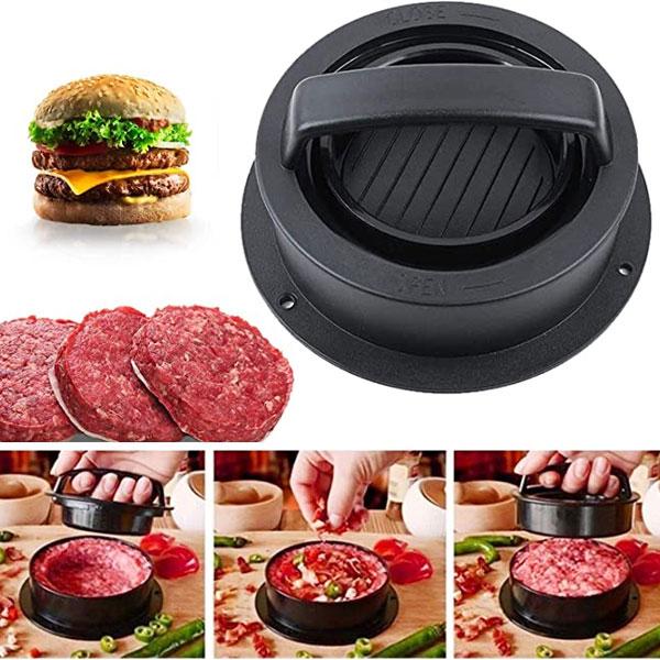 Arrow 3-in-1 Stuffed Burger Press, Burger Maker Stuffed Hamburger Pat